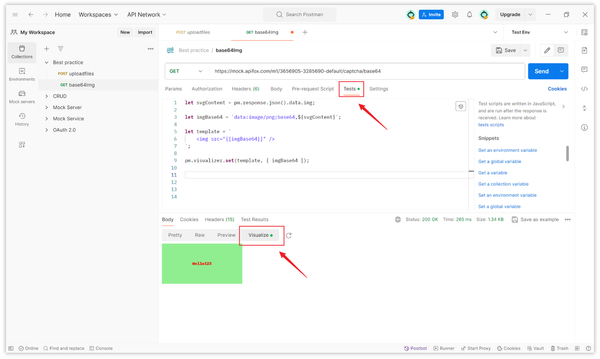 How to Decode (Visualize) Base64 Encoded Images in Postman? How to Decode (Visualize) Base64 Encoded Images in Postman?